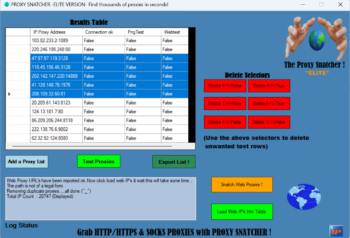 FIND THE BEST FREE PROXY LISTS WITH PROXY SNATCHER!