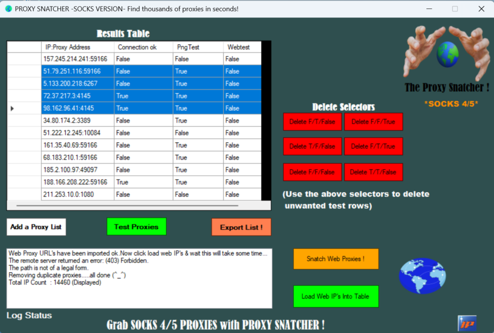 FIND THE BEST FREE PROXY LISTS WITH PROXY SNATCHER!